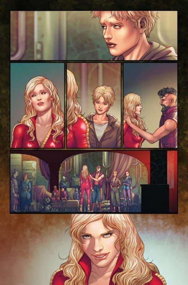 Get a first look at the new Barbarella series from Dynamite