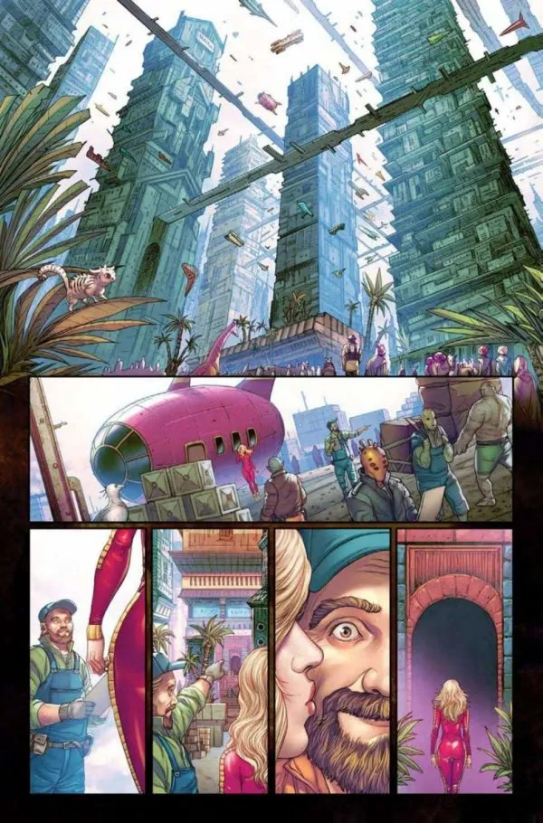 Get a first look at the new Barbarella series from Dynamite