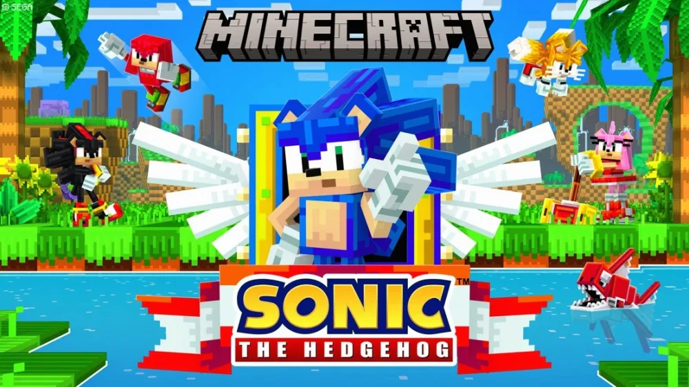 Sonic The Hedgehog Dlc Now Available On The Minecraft Marketplace