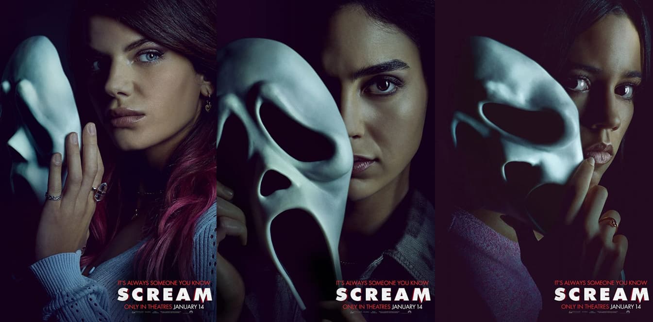 Scream character posters showcase the new cast