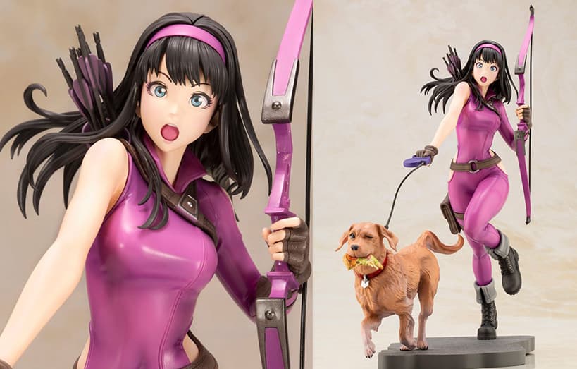 Kate Bishop and Lucky the Pizza Dog join Kotobukiya's Marvel Bishoujo ...
