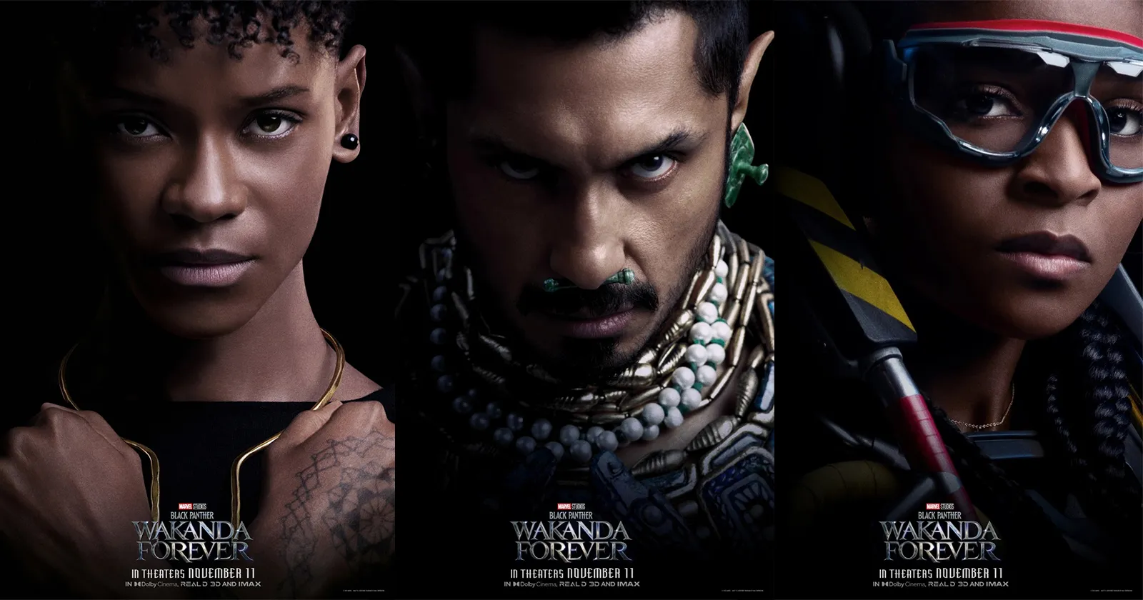 Black Panther: Wakanda Forever characters posters showcase the cast of ...