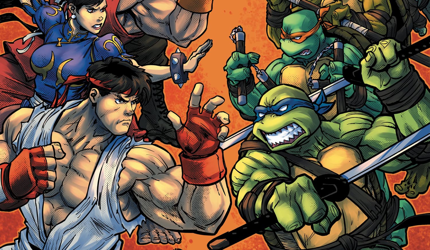 Teenage Mutant Ninja Turtles vs. Street Fighter #1 - Comic Book Preview
