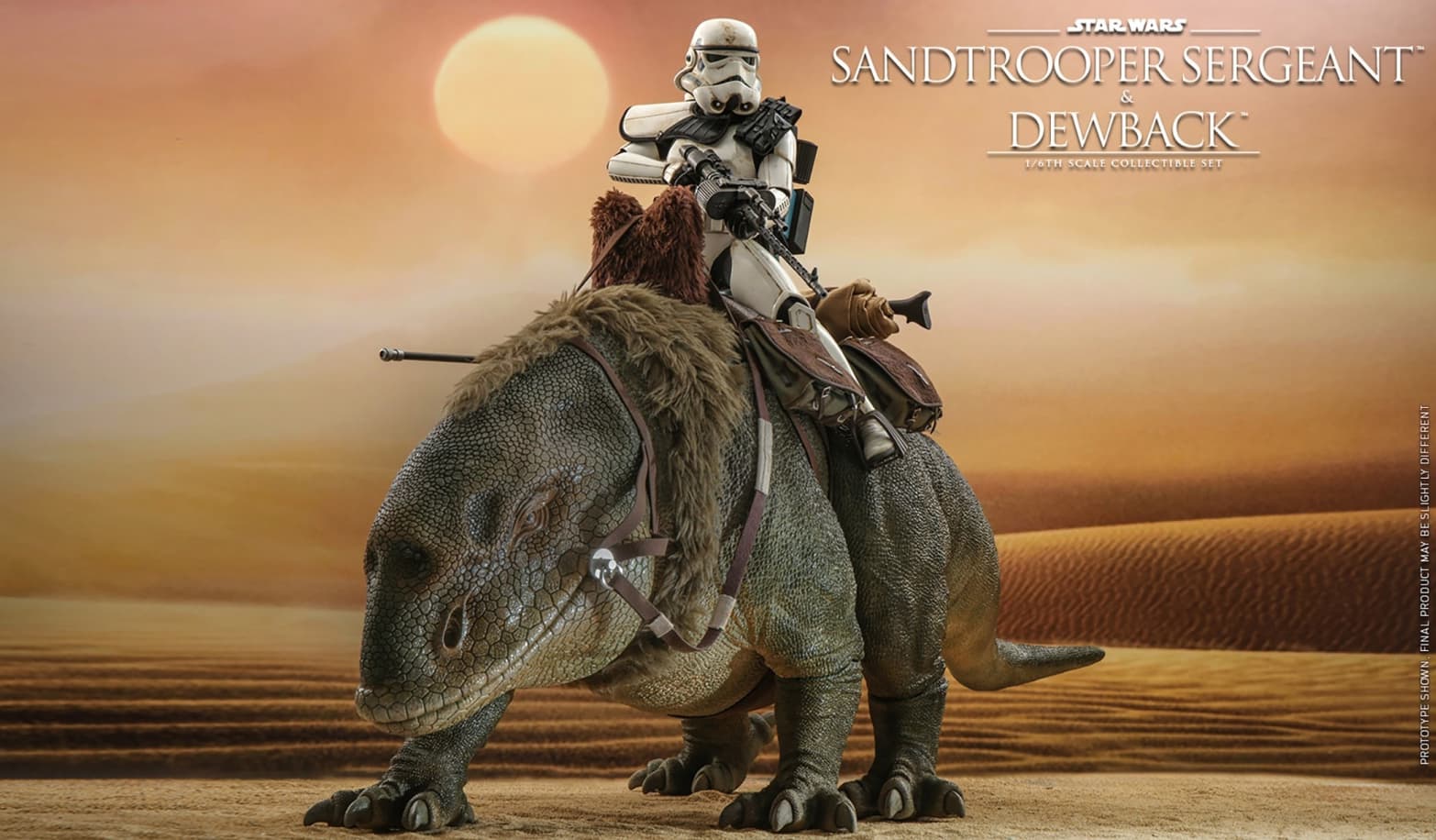 Hot Toys' Sandtrooper Sergeant & Dewback Star Wars sixth scale set revealed
