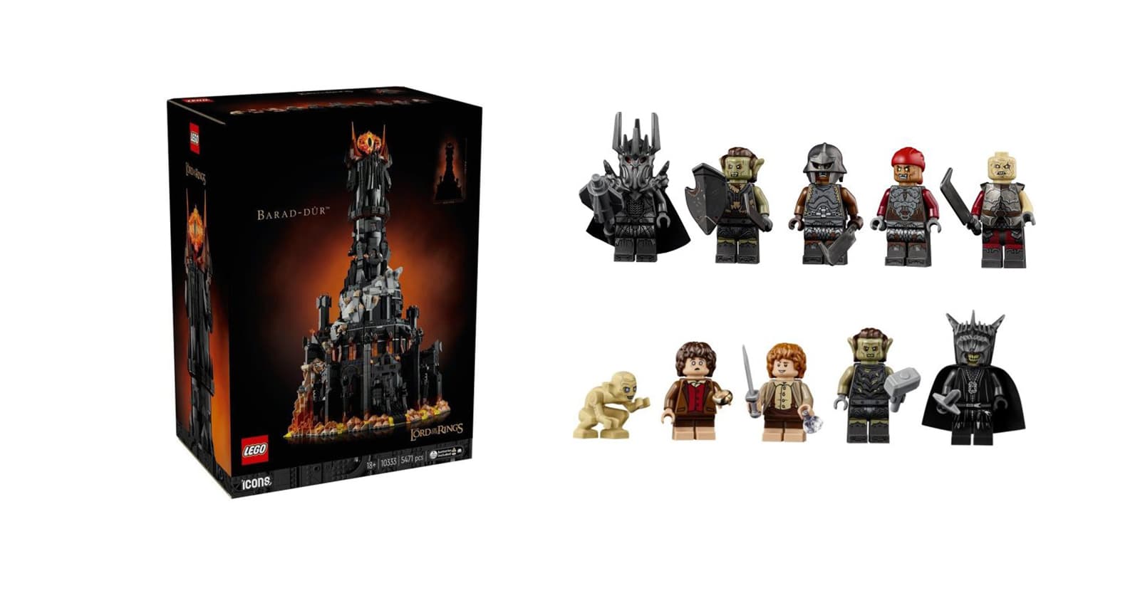 LEGO unleashes Sauron with LEGO The Lord of the Rings: Barad-dûr