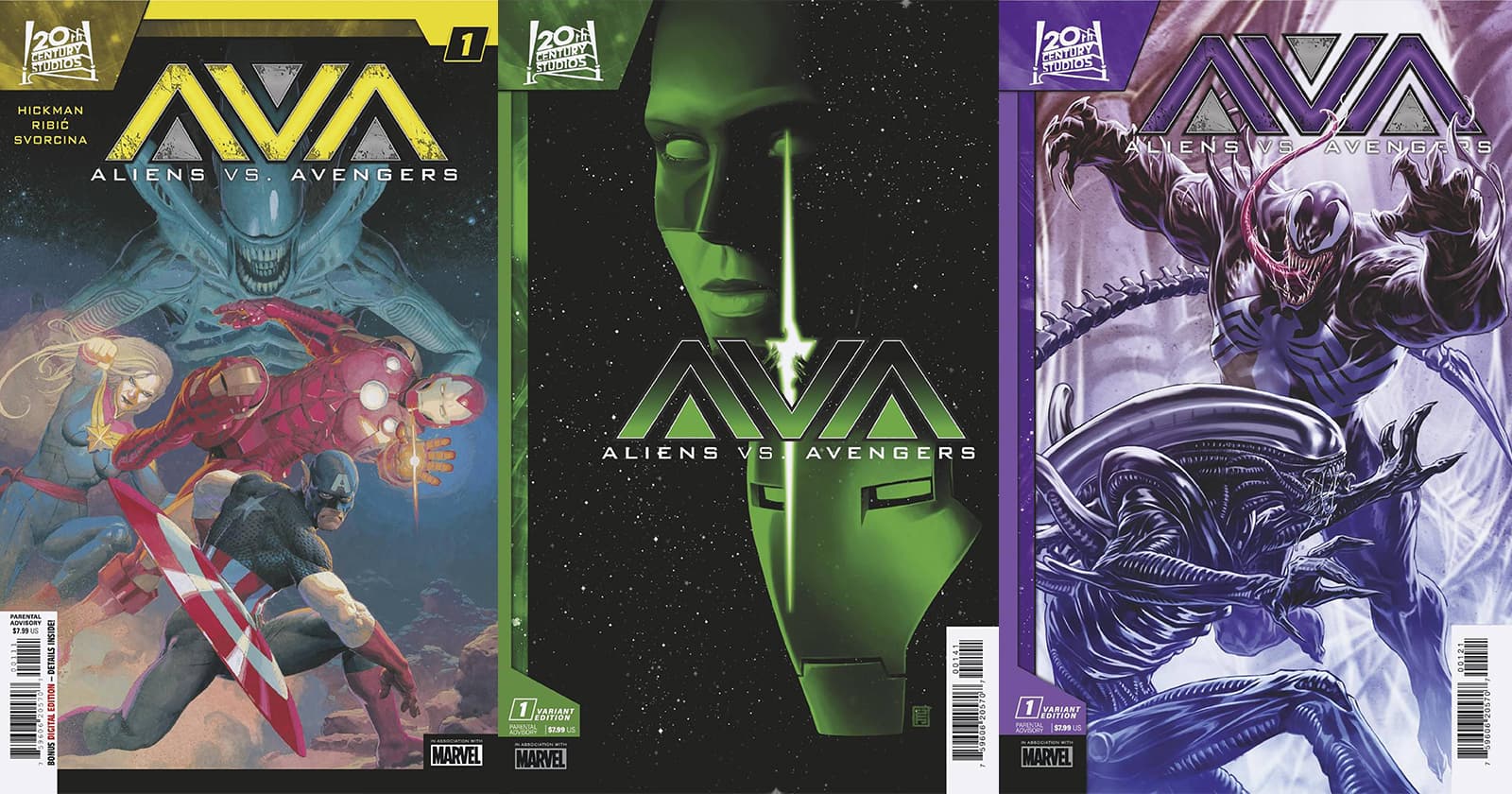 Get a sneak peek at Marvel's Aliens vs. Avengers crossover