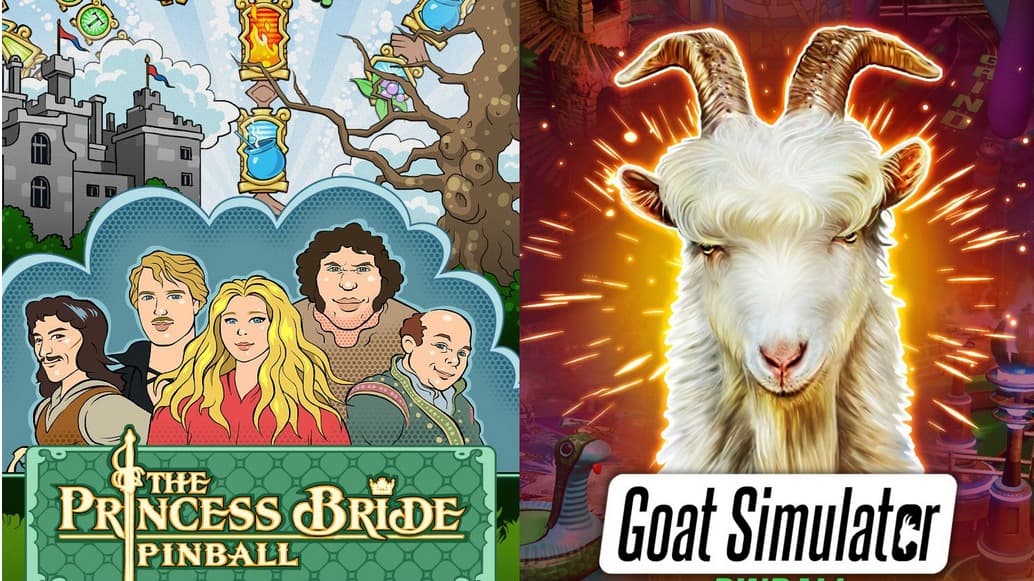 The Princess Bride and Goat Simulator tables coming to Pinball FX