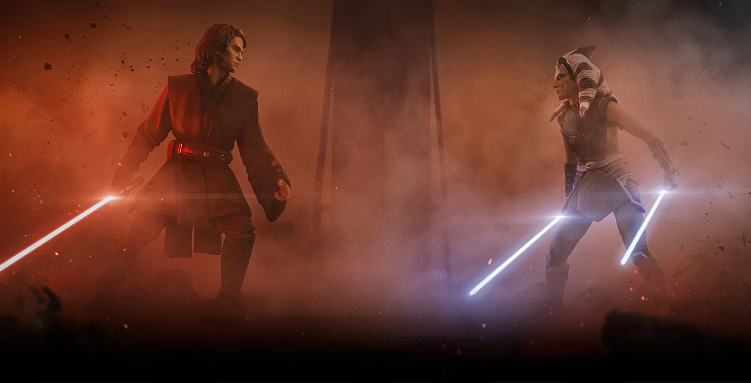 Iron Studios unveils Anakin Skywalker and Ahsoka Tano Star Wars collectible statues