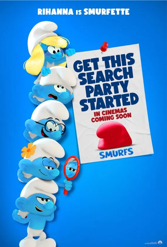 Rihanna's Smurfette leads a rescue mission in the Smurfs trailer