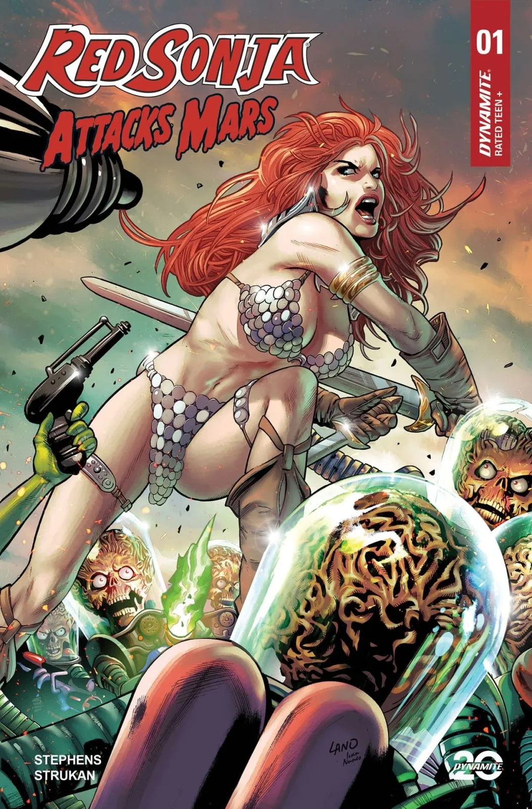 Red Sonja Attacks Mars in crossover sequel from Dynamite