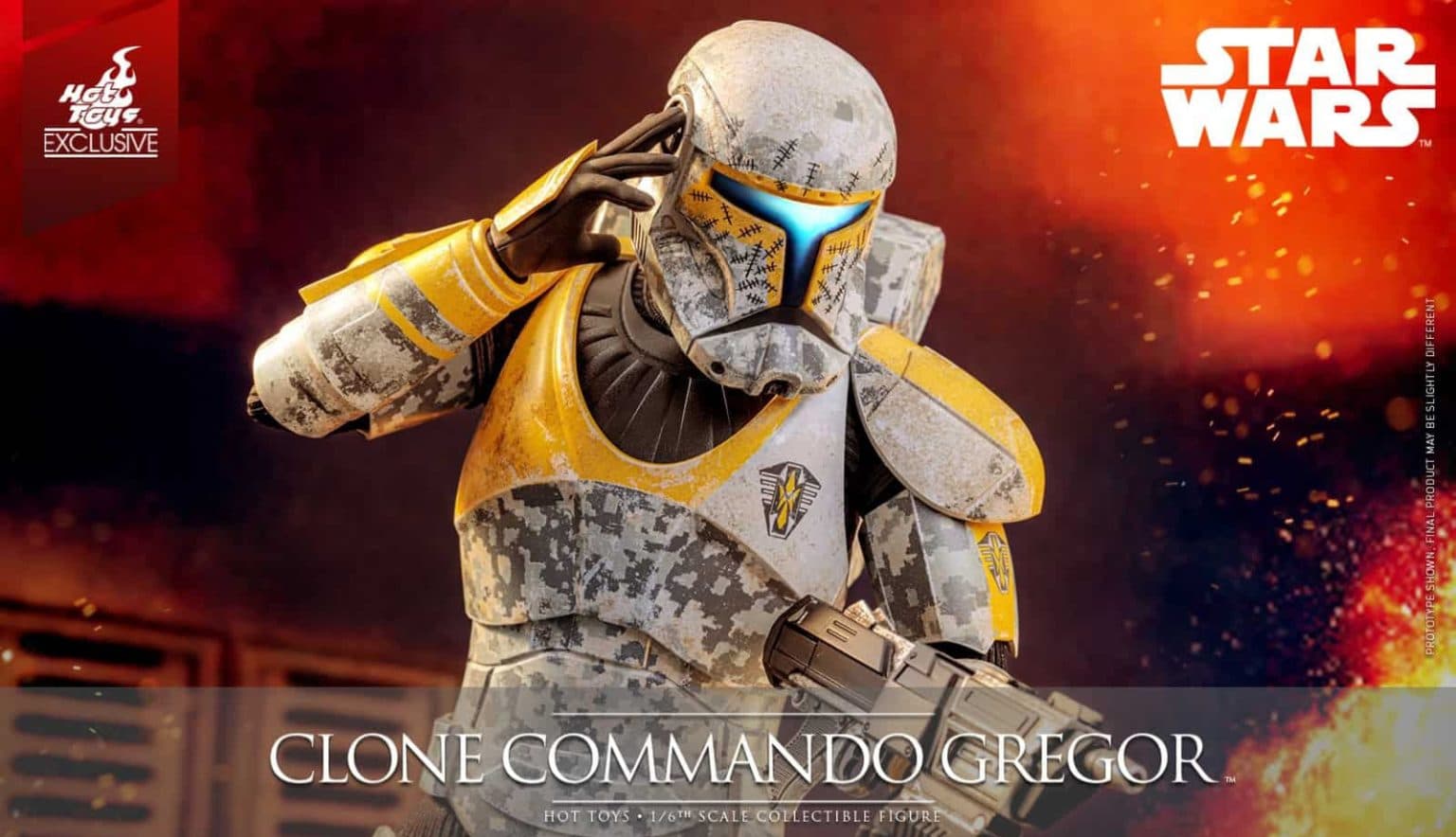 Clone Commando Gregor joins Hot Toys' Star Wars sixth scale action ...