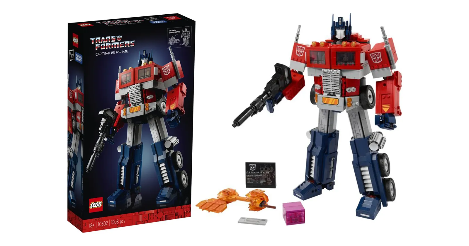 LEGO and Hasbro team for LEGO Transformers Optimus Prime set