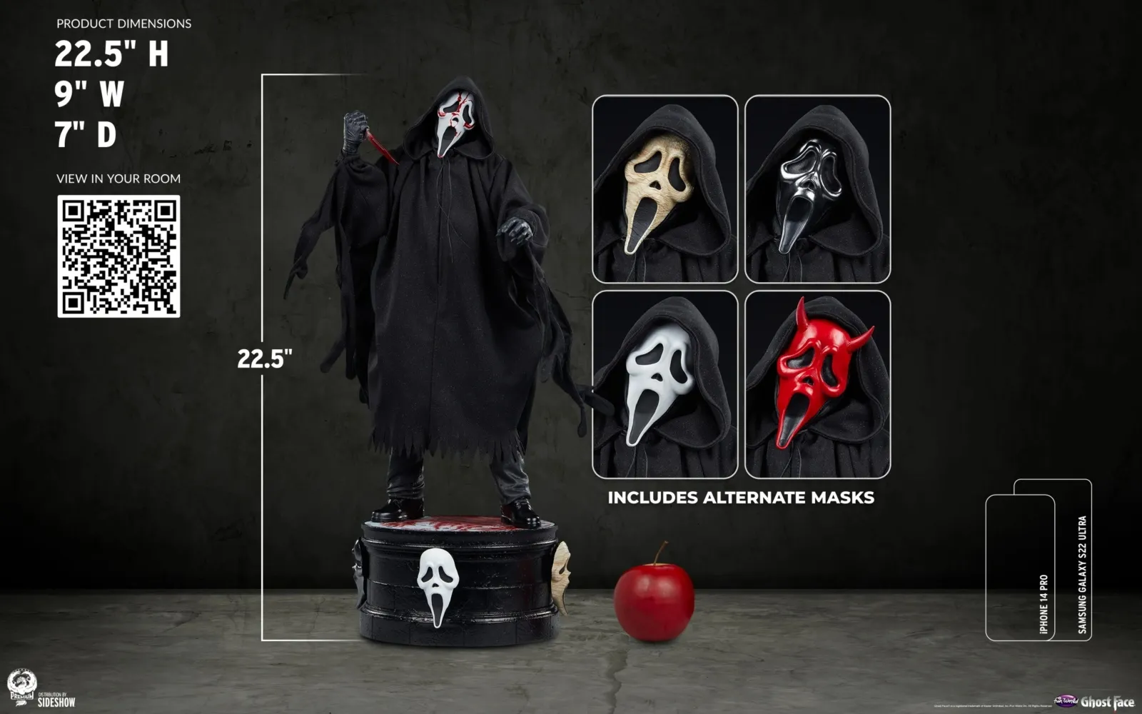 PCS brings Ghostface to life with quarter scale Scream collectible statue