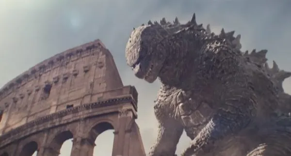 Kaiju visit the Colosseum in Godzilla x Kong: The New Empire ...