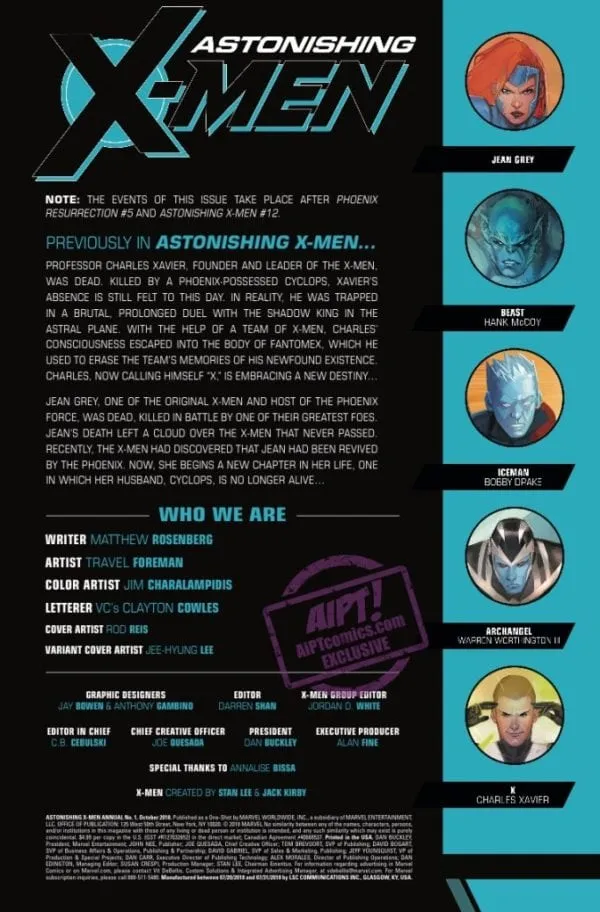 Infographic X Men