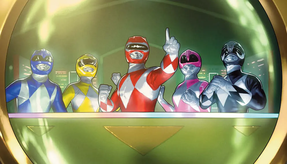 Here's Our First Look at MIGHTY MORPHIN POWER RANGERS/TEENAGE MUTANT ...