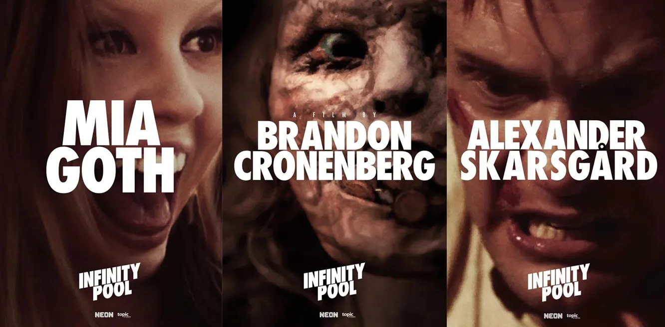 Creepy character posters for Brandon Cronenberg's Infinity Pool ...
