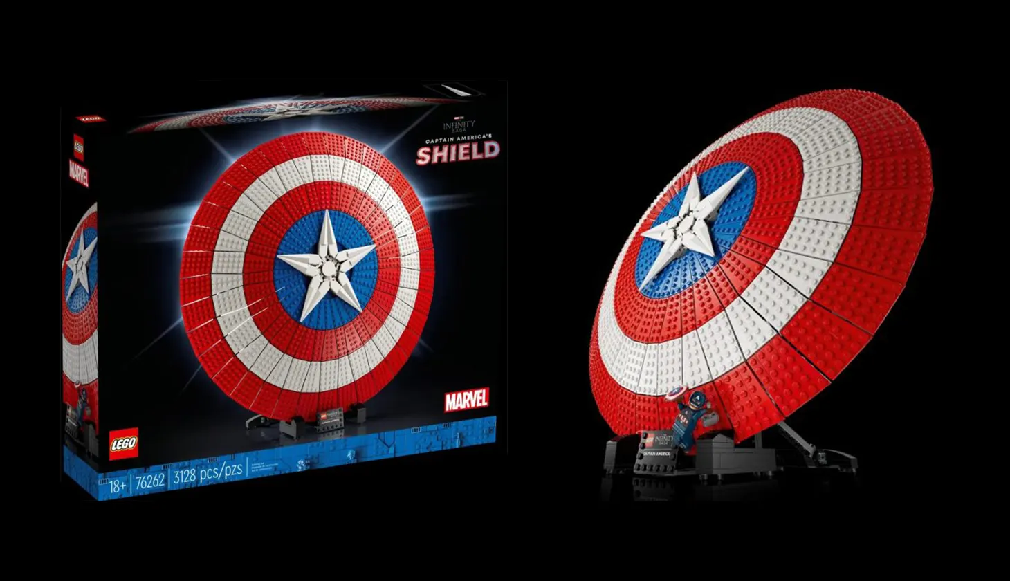 LEGO unveils 3000+ piece Captain America's Shield set | Flipboard